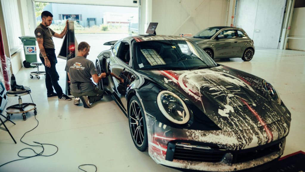 Porsche 911 Turbo S Star Wars - Covering personnalisé - CarWrap Design