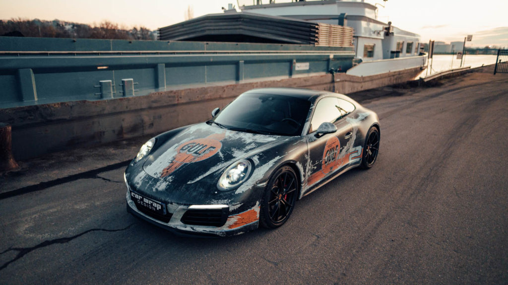 Porsche 911 Gulf - Design covering sur-mesure - CarWrap Design