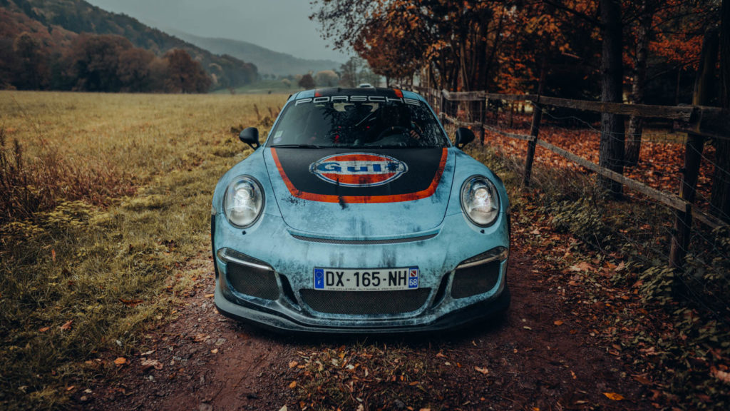 Porsche 911 GT3RS Gulf - Wrap personnalisé - CarWrap Design