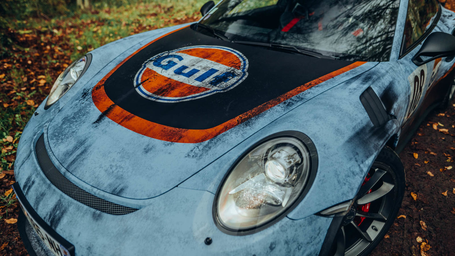 Porsche 911 GT3RS Gulf - Wrap personnalisé - CarWrap Design