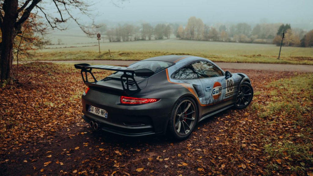 Porsche 911 GT3RS Gulf - Wrap personnalisé - CarWrap Design