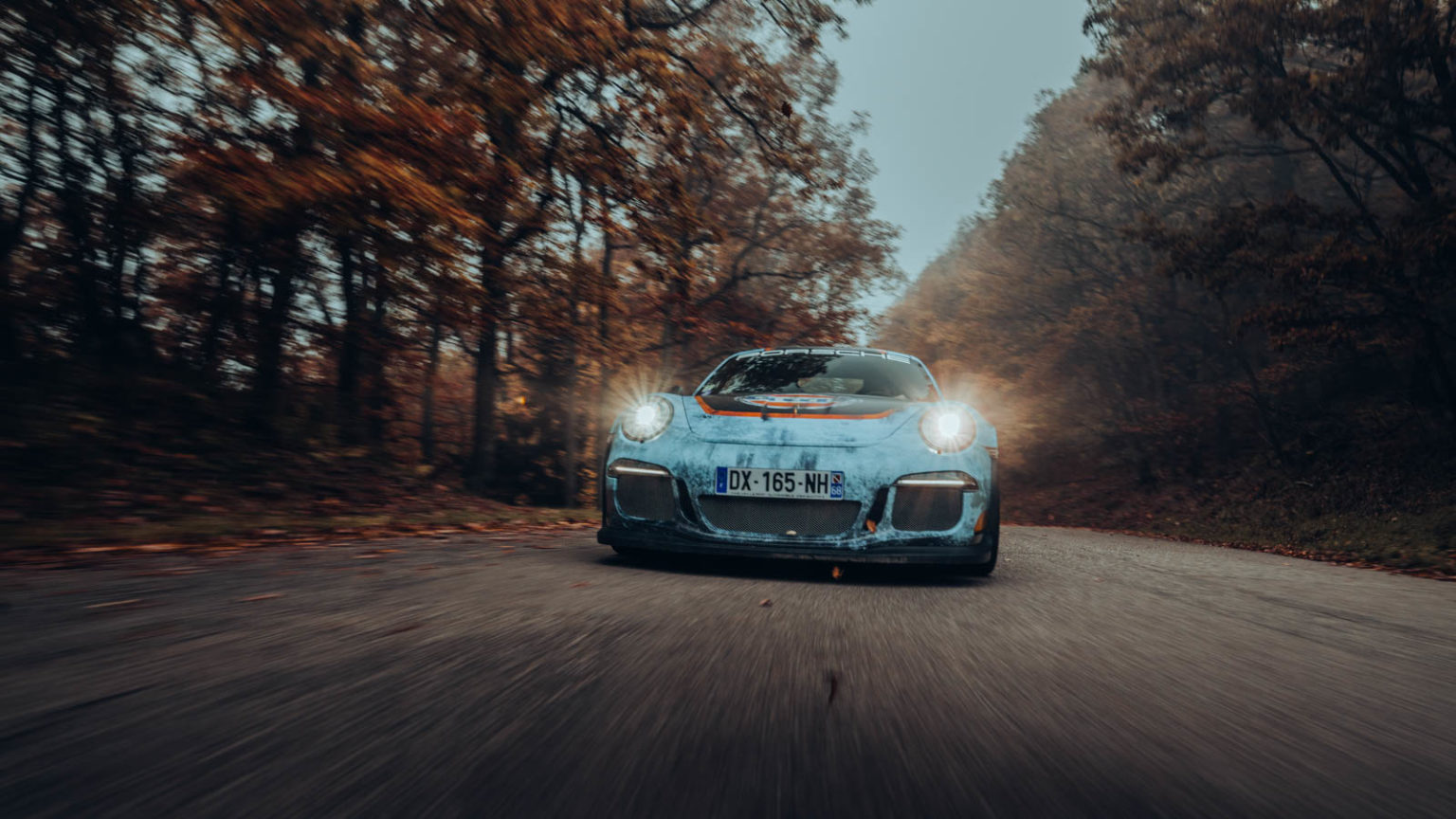 Porsche 911 GT3RS Gulf - Wrap personnalisé - CarWrap Design